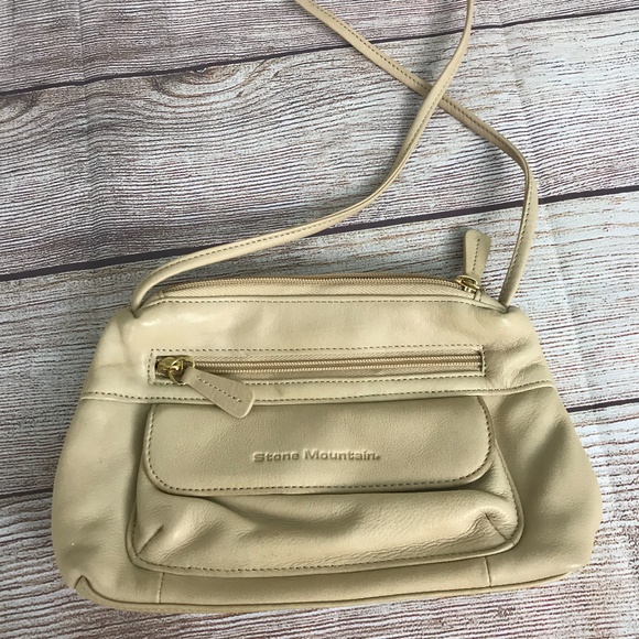 Stone Mountain Accessories | Bags | Stone Mountain Cream Crossbody ...